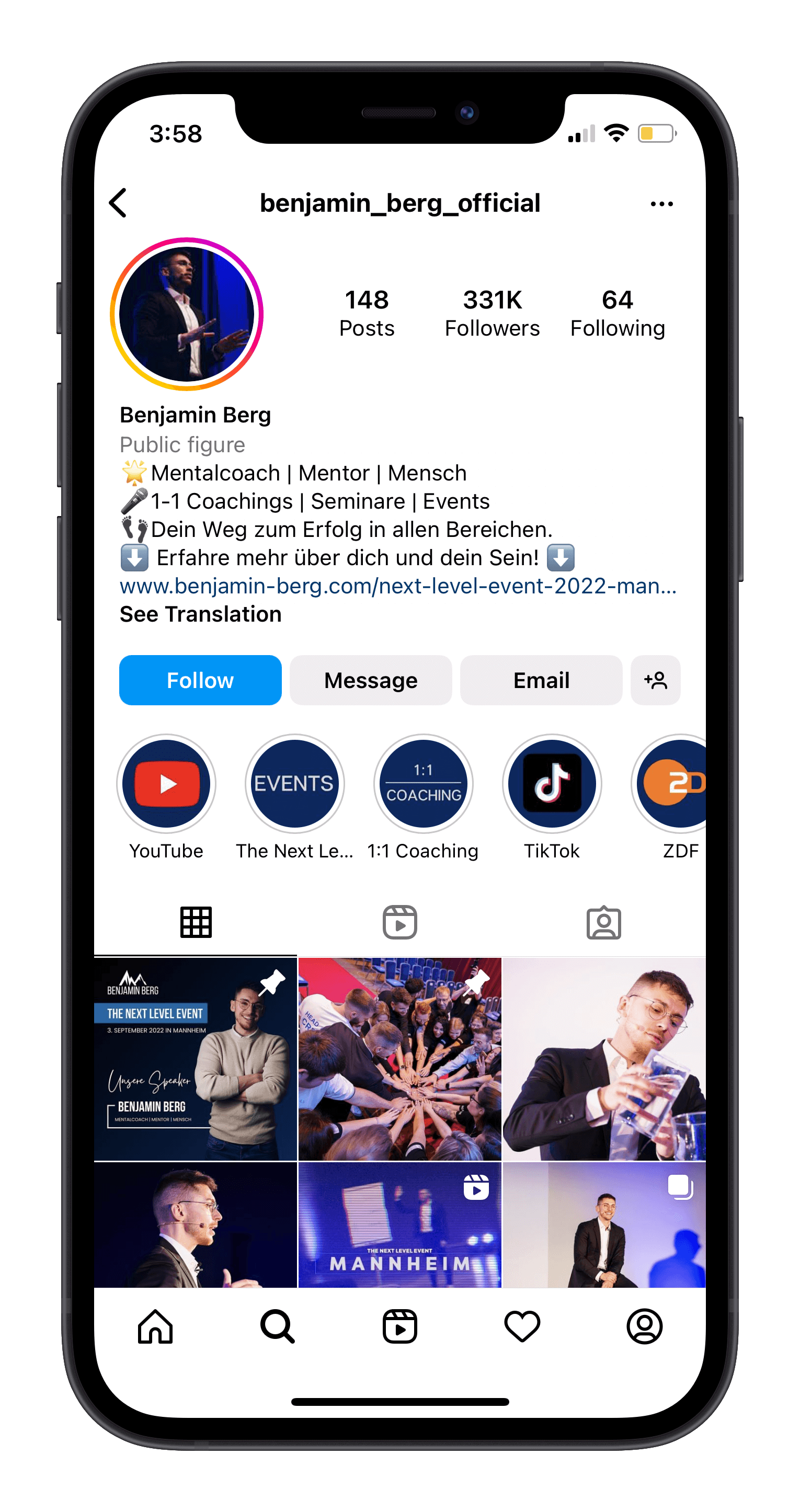 Benjamin Berg – Mentalcoach